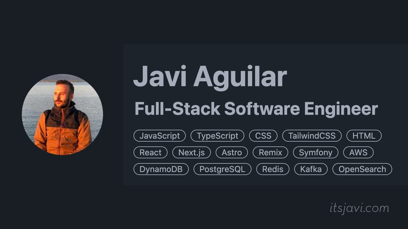Javi Aguilar - Web Development & Engineering